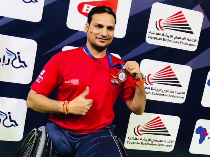 Sharma won bronze medal in international para ranking tournament