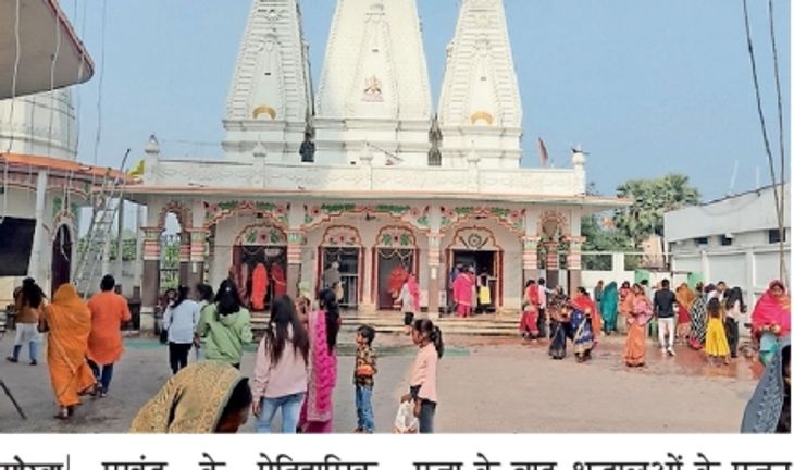 Various gods and goddesses located in Khudaneshwar Dham complex were ...