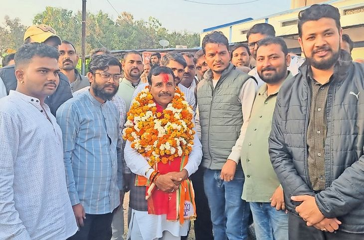 BJP District President welcomed in Bandha Tiraha and Mungwari