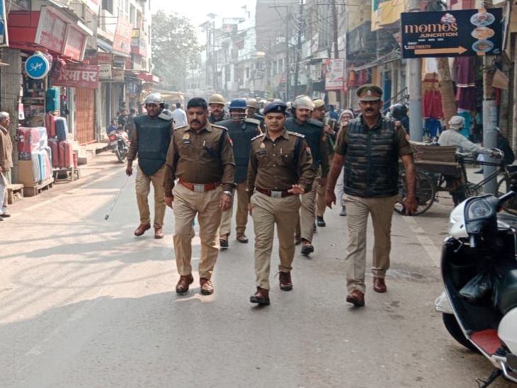 Mau police alert after worship in the basement of Gyanvapi | ज्ञानवापी के तहखाने में पूजा-पाठ के ...