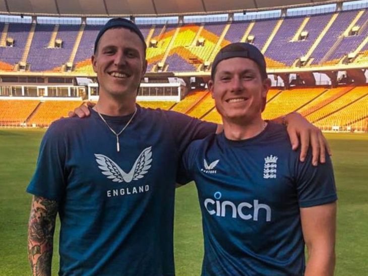 Matthew Potts; IND-A Vs England Lions 3rd unofficial Test at Ahmedabad ...