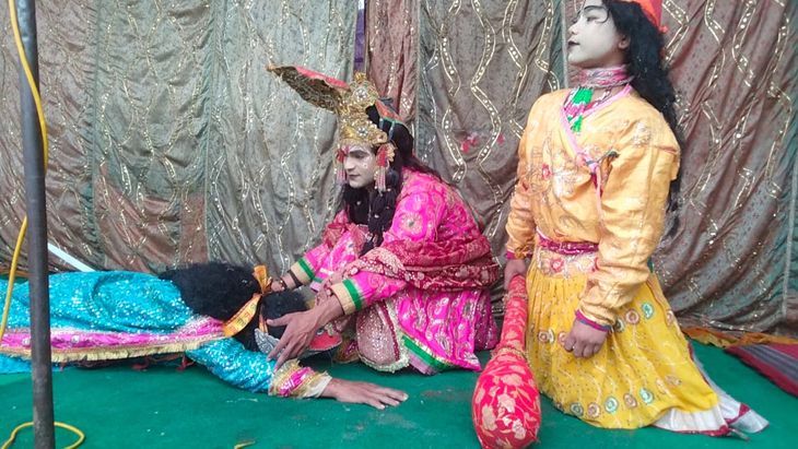God killed Kansa in Raasleela | रासलीला में भगवान ने किया कंस का वध ...