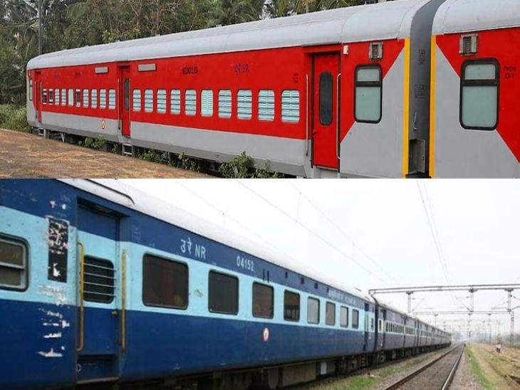 Two trains will operate with LHB rakes | दो ट्रेनों का एलएचबी रैक से ...