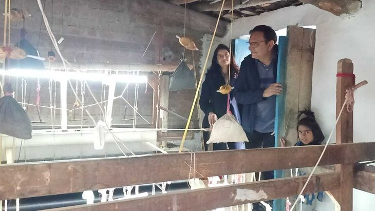 Pranpur is being developed as the country's first craft handloom ...