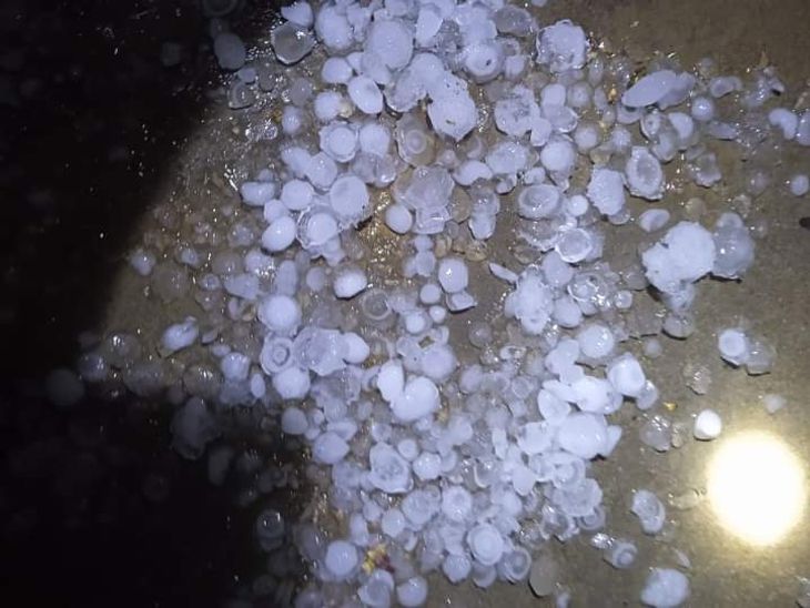 Weather changed in Seoni, there was rain along with hailstorm in other ...