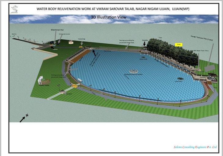 Vishnu Sagar and Vikram Sarovar will beautify: STP will be installed ...
