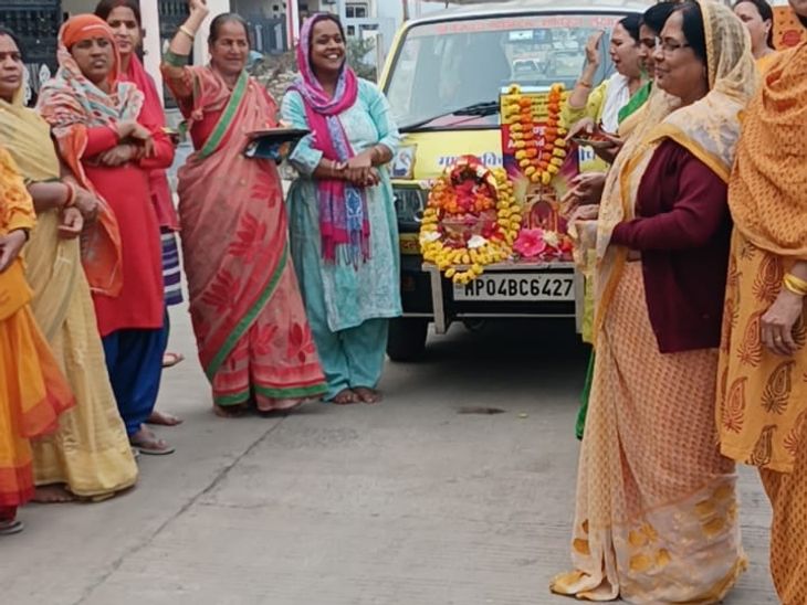 Shraddha Samvardhan Shatabdi Rath Yatra reached Neelbad, Bhopal ...