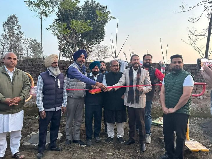Open gym inaugurated in Talwandi Bharat village | तलवंडी भरत गांव में ...