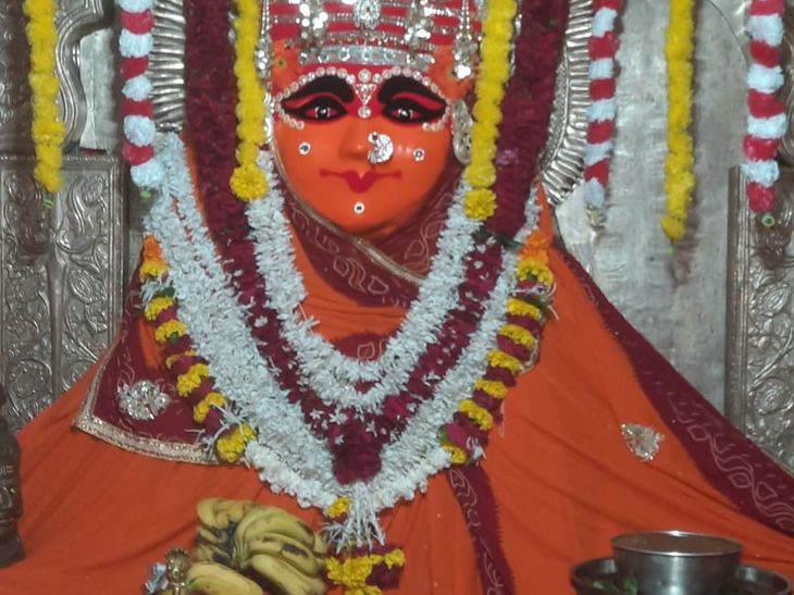 Crowd of devotees gathered at Bageshwari Shakti Peeth located in the ...