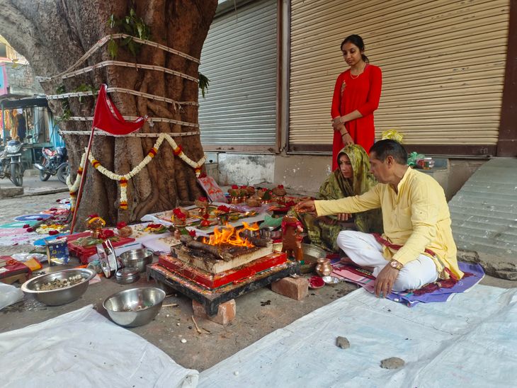 Consecration of Dashamata statue | दशामाता प्रतिमा की प्राण-प्रतिष्ठा ...
