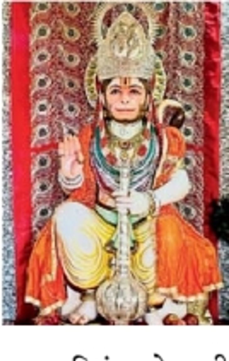 Bhandara in Mansa Purna Hanumanji temple, devotees offered Jimmy Prasad ...