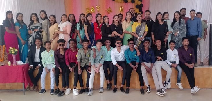 Farewell to 12th class students in Swami Atmanand School of Kilepal