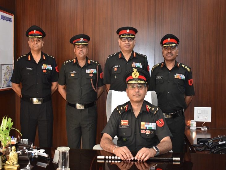 Chhattisgarh Odisha Sub Area Army Military Station Aman Anand took ...