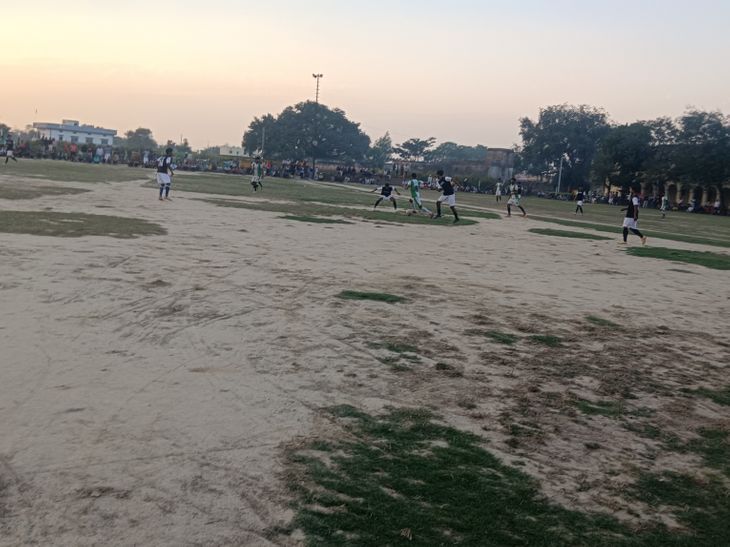 Football tournament organized at college ground of Gahmar | राम रहीम ...