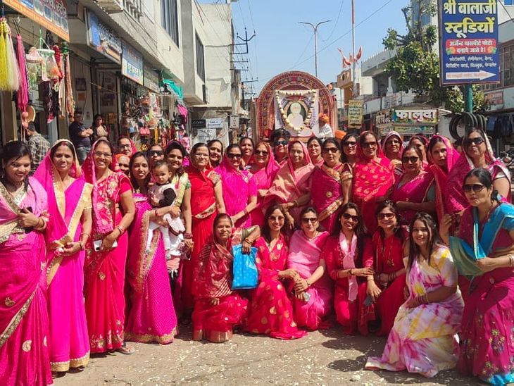 Procession held on Ramcharan Jayanti in Bijolia | रिलीजन: बिजौलिया में ...