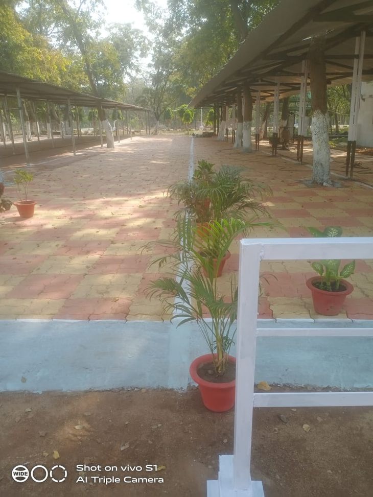 A new shed has been built in Sector-9 hospital for protection from sun ...