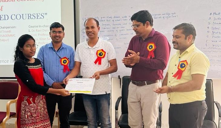 Value added course completed in Atmanand College, certificate given ...