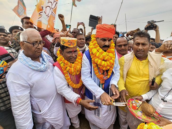 Foundation stone laid for high level bridge on Kosi river in Pakaria at ...