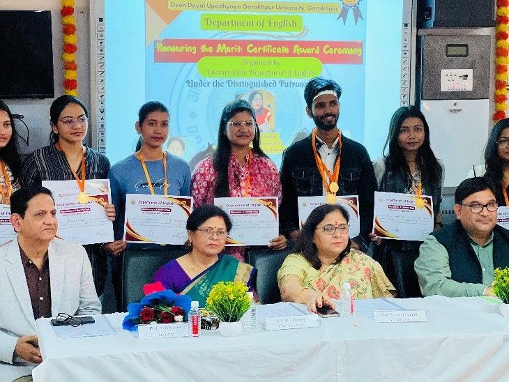 The faces of the meritorious students lit up after getting medals in ...