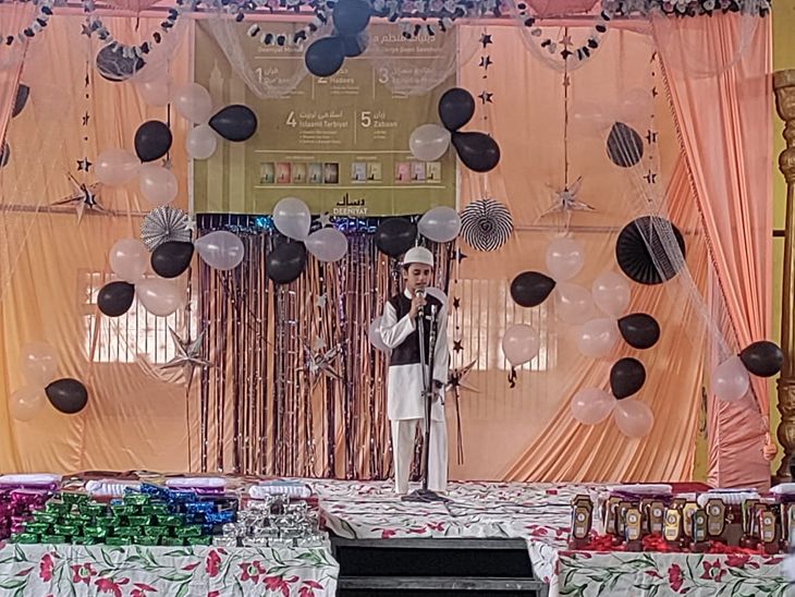Awards distributed to children passing out of Madrasa