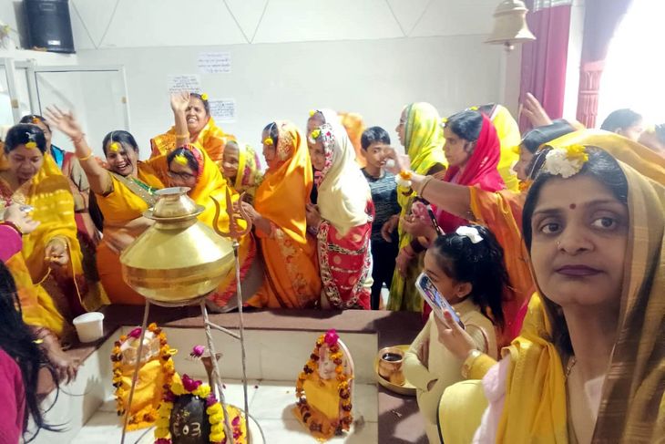 Haldi ceremony took place on the first day of Shiva-Parvati marriage ...