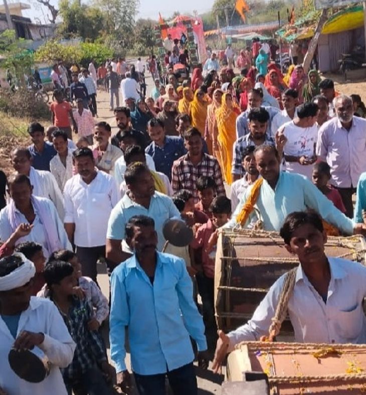 Bholenath seated in the newly constructed Muktidham in Haribar ...