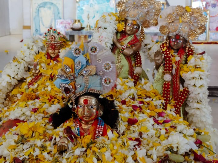 The essence of Fagotsav at Baba Dham, Holi played with flowers along ...