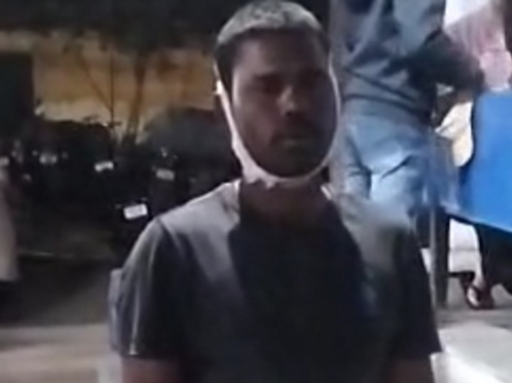 When the goat's rope got stuck in the wheel of the bike, it was fatal ...