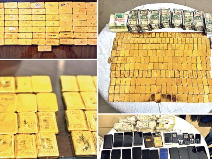 DRI seized 61 kg of foreign gold from 5 cities, 80 gold bars weighing ...