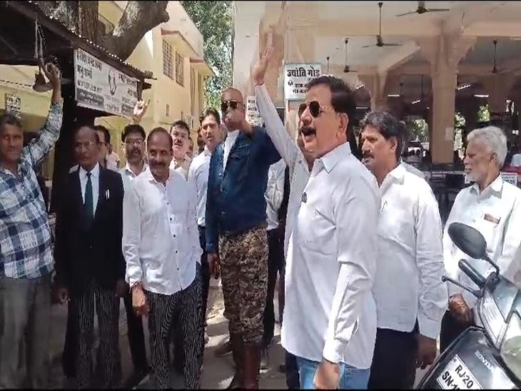 Rajasthan kota Bikaner, High Court Virtual Bench Protest, Law Minister ...