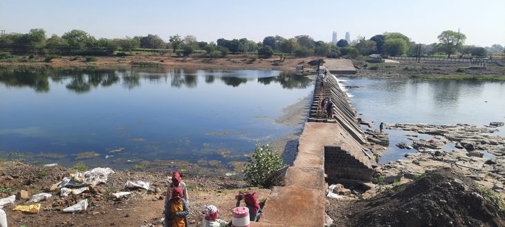 Water is being conserved by closing dam gates to avoid water shortage ...