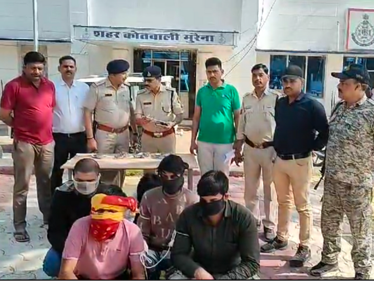 Kotwali police station caught five criminals | कोतवाली थाना पुलिस ने ...