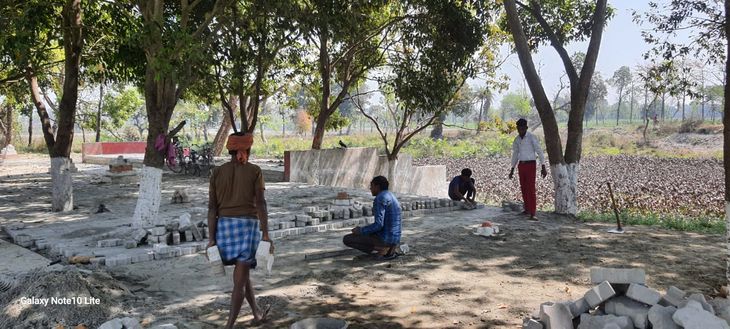 Villagers are happy due to beautification of Chhath Ghat, now there ...