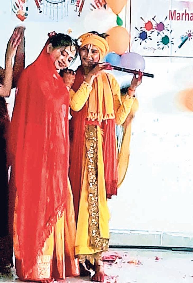 Nursing students created a stir with dance and colors in Holi Milan ...