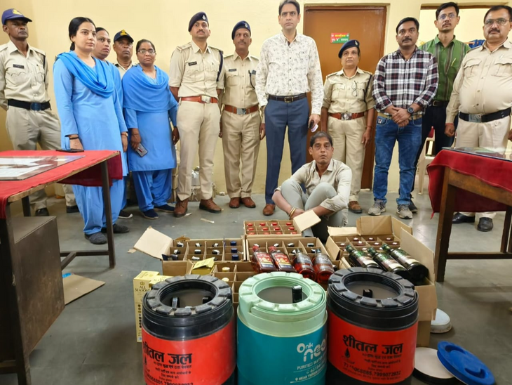 Selling liquor under the guise of water auro plant