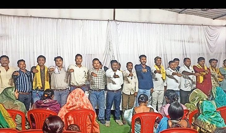 60 officials including the president and vice president of Gond Samaj ...