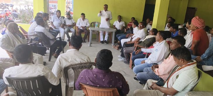 Congress meeting to welcome JP Patel | जेपी पटेल के स्वागत के लिए ...