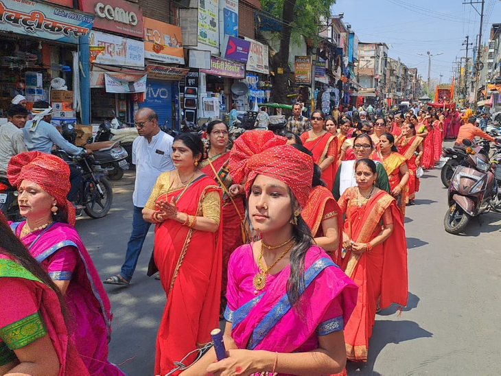 Chunri Yatra of Bhavsar society on the occasion of Mother Hinglaj Jayanti