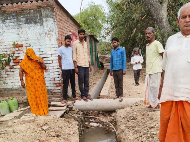 Construction of drain by CIDCO in Suriyanwa is incomplete | सुरियांवा ...