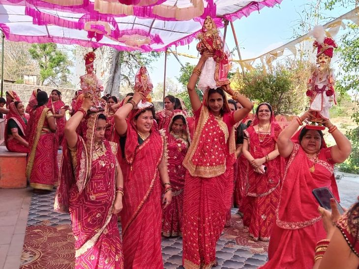Gangaur Mata's royal procession taken out | गणगौर माता की शाही सवारी ...