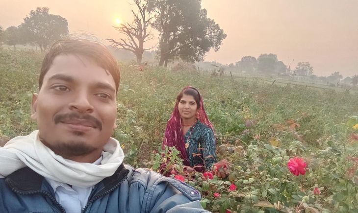 Demand for Raghogarh's roses is in Omkareshwar and Mahakal temple