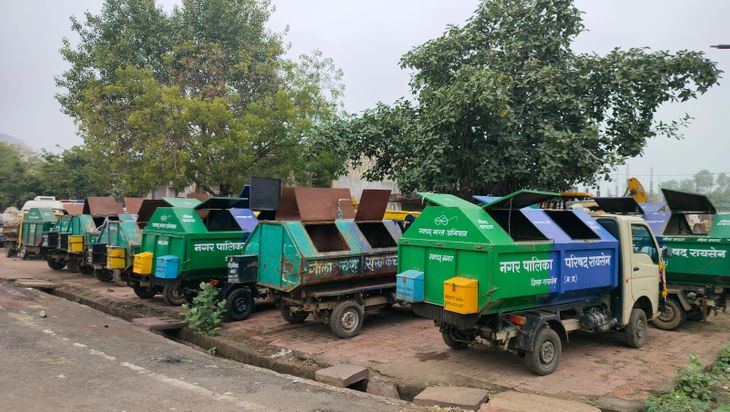 3 garbage vehicles are out of order, garbage is being collected from ...