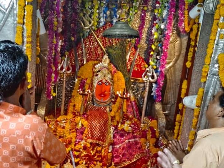 Ghat establishment took place in Mahamaya Bhadwa Mata temple, Chaitra ...
