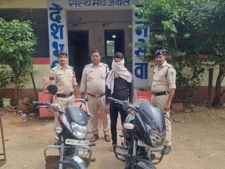 Action by Veerpur police station: Bike thief arrested with 2 stolen ...