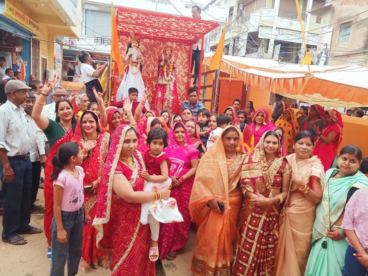 Isar-Gangaur procession started with pomp and show in Srimadhopur ...
