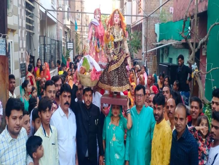 Gangaur festival of Sant Singaji Gangaur Seva Sangh in Indore