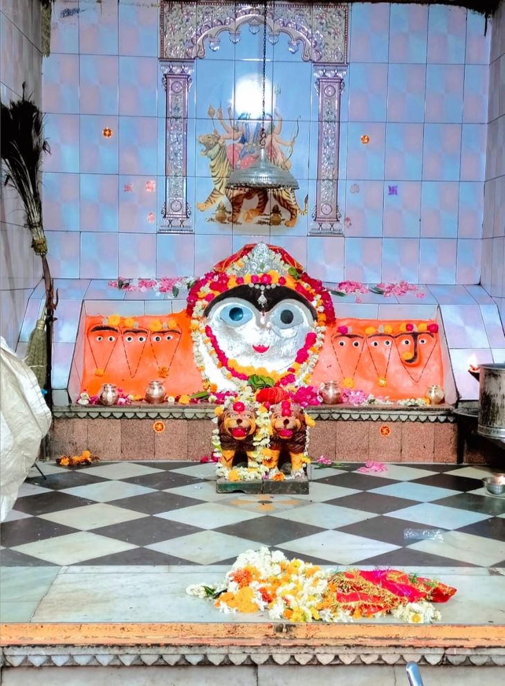 In Indragarh, the temple on the hill is as important as the temple ...