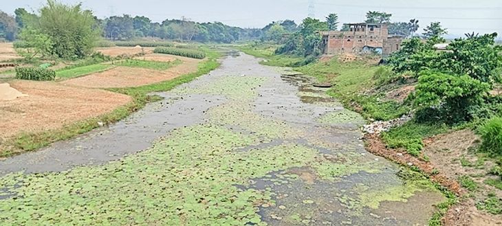 A boon for faith and crops, the existence of Kamla river is in danger ...