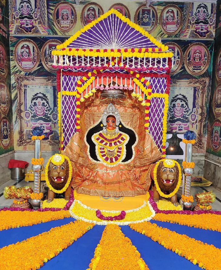 In Kaman town, devotees flock to goddess temples during Navratri ...