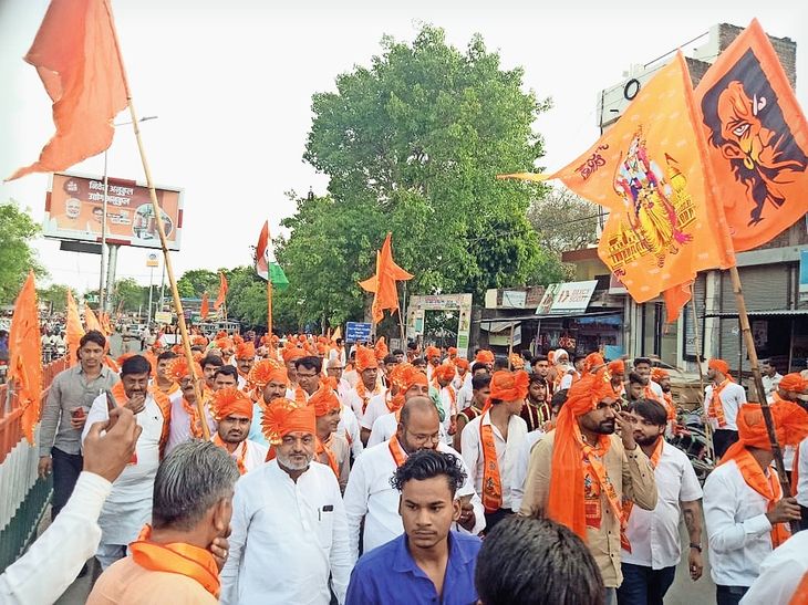 Lord Ram's procession was taken out in Lalsot, Jai Shri Ram slogans ...